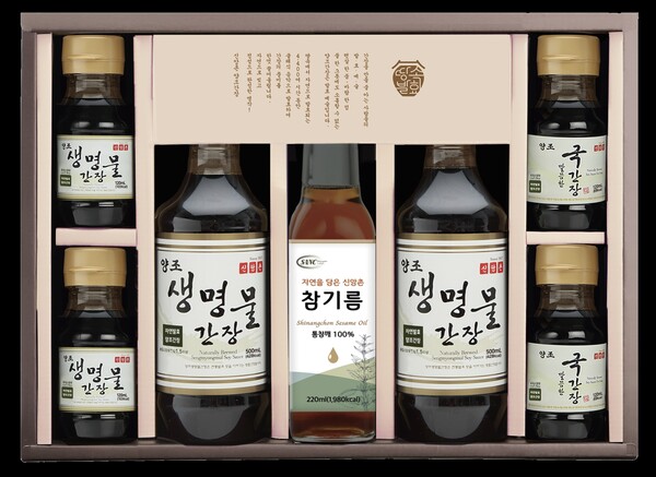 신앙촌공식쇼핑몰 간장 참기름 구성 ‘설 선물세트 프리미엄 2호 출시 